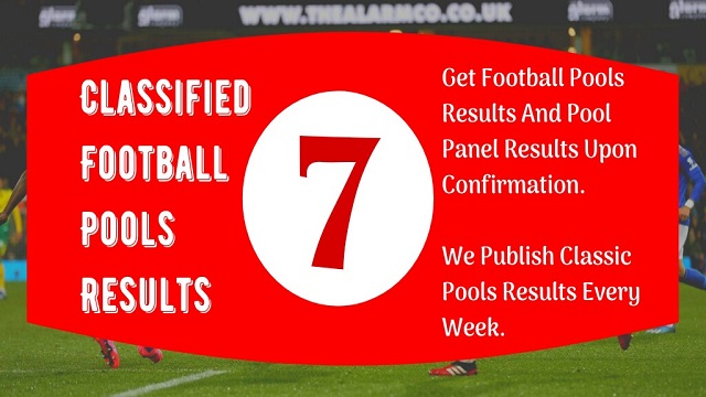Week 7 Pool Result for Sat 17 Aug 2024 – UK 2024/2025