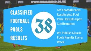Week 38 Pool Result for Sat 21 Mar 2026 – UK 2025/2026
